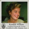 Cold Case Spotlight - Kristen Wilson - Project: Cold Case