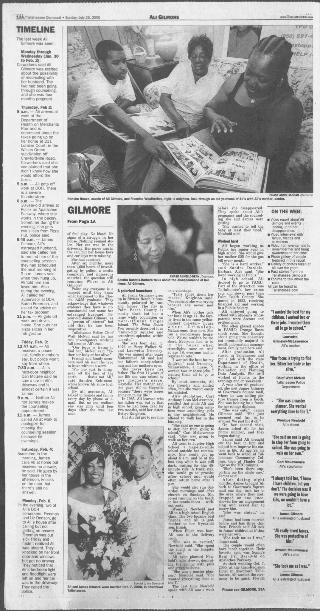 Ali Gilmore - Project: Cold Case