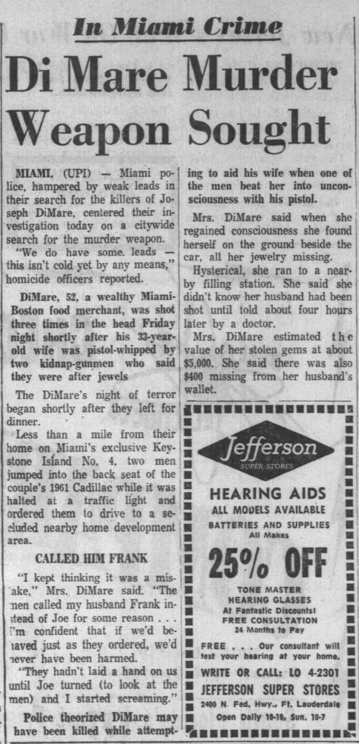 Joseph DiMare - Project: Cold Case