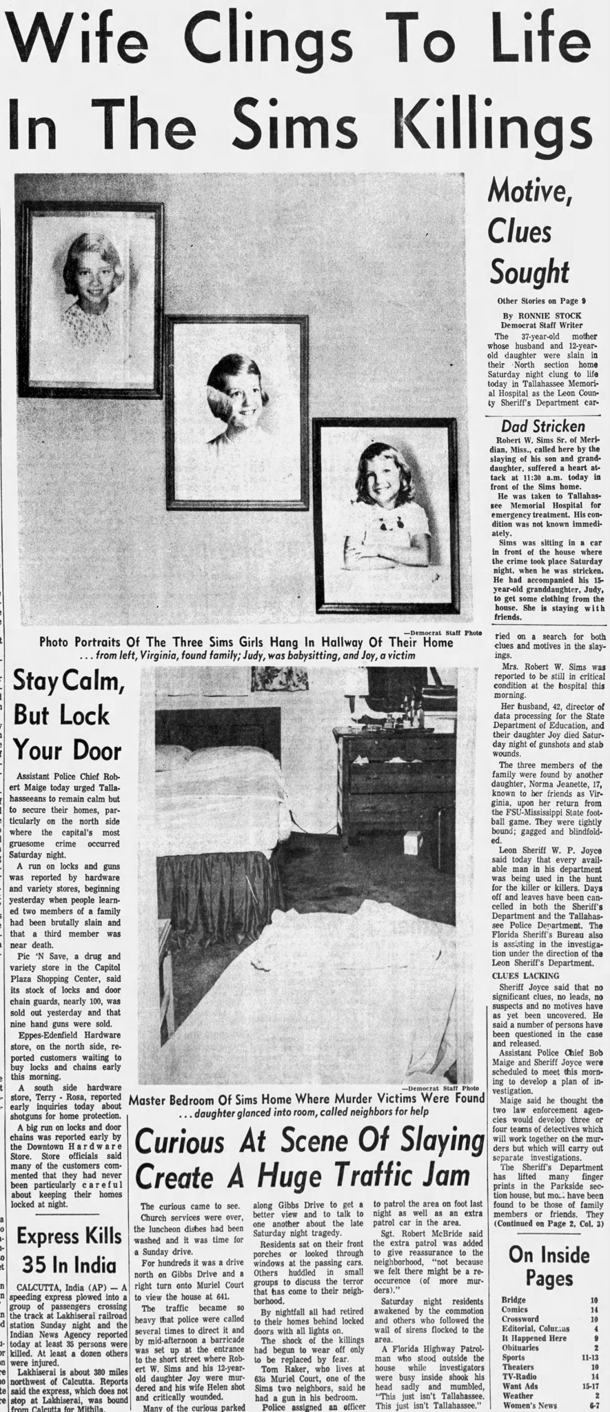 Robert, Helen, Joy Sims - Project: Cold Case