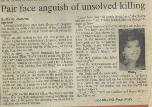 Missy Taylor Ellison - Project: Cold Case