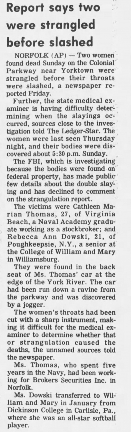 Cathleen Thomas - Project: Cold Case