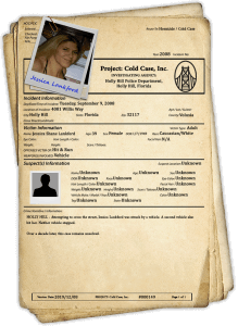 Jessica Lankford - Project: Cold Case