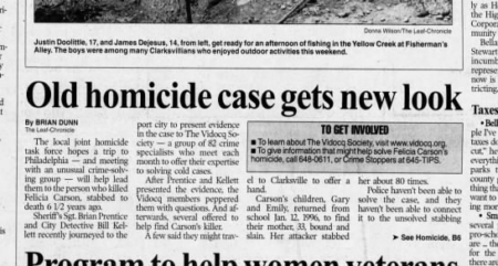 Felicia Carson - Project: Cold Case