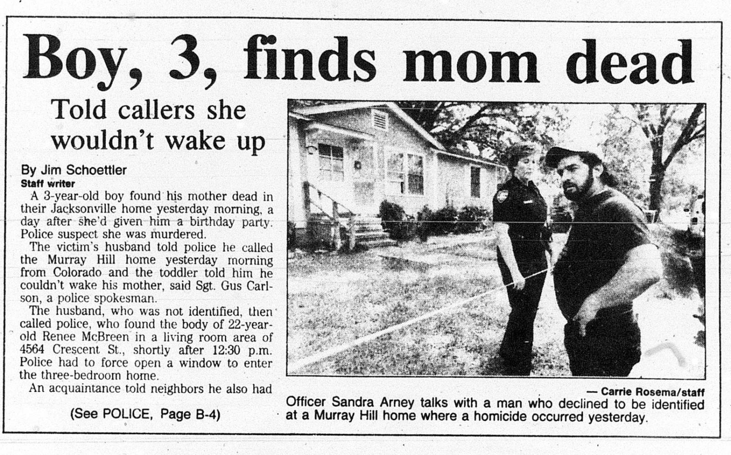 Renee McBreen - Project: Cold Case