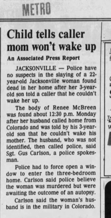 Renee McBreen - Project: Cold Case