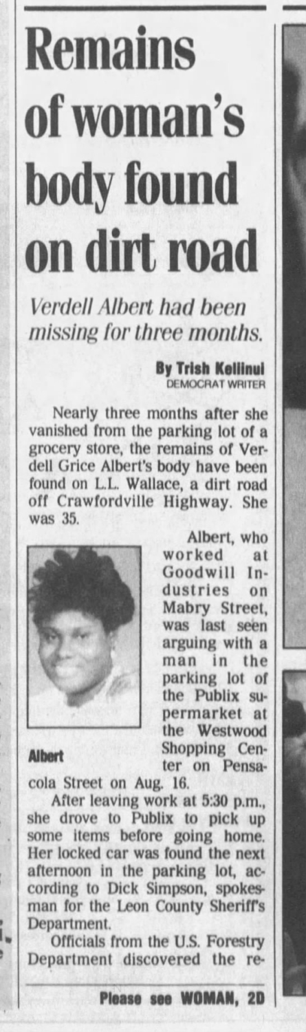 Verdell Albert - Project: Cold Case