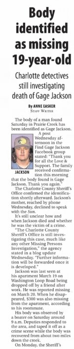 Gage Jackson - Project: Cold Case