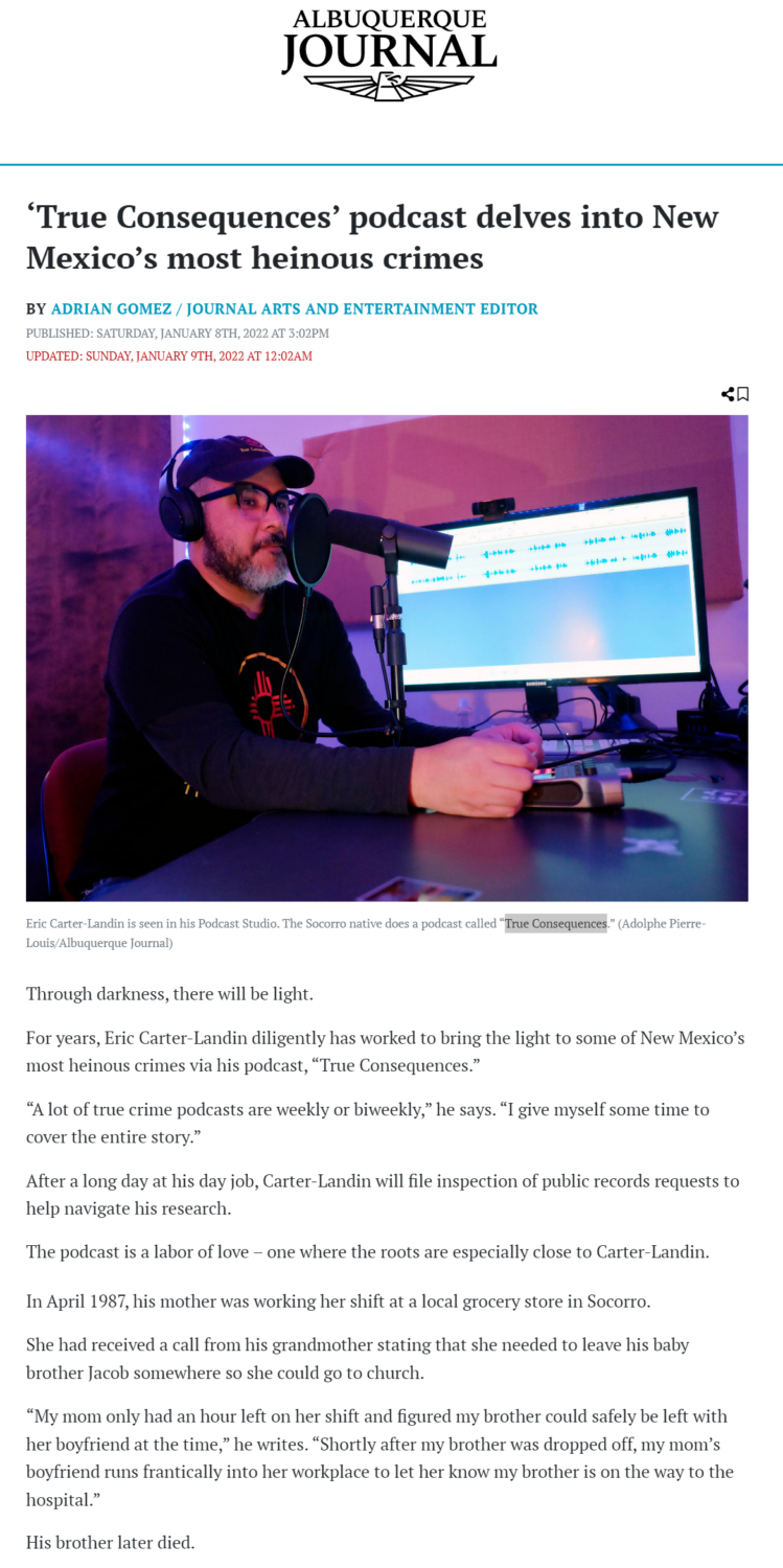 Jacob Landin - Project: Cold Case