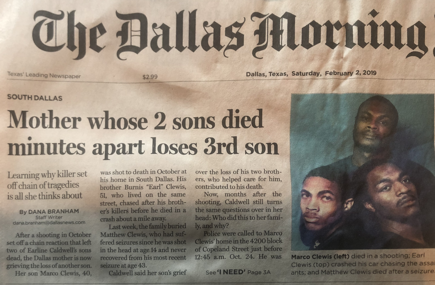 Marco Clewis - Project: Cold Case