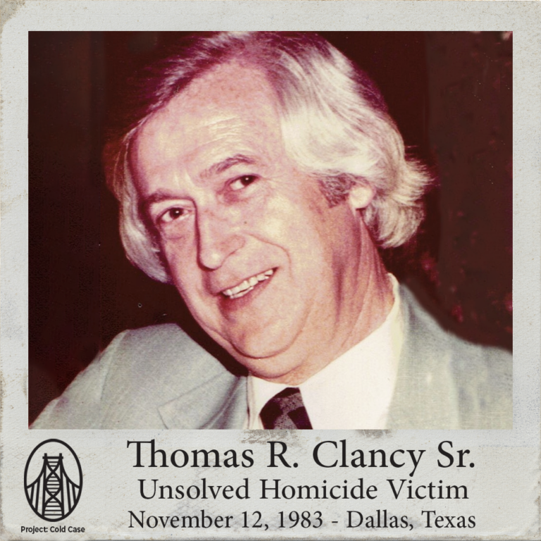 Thomas Clancy Sr. - Project: Cold Case
