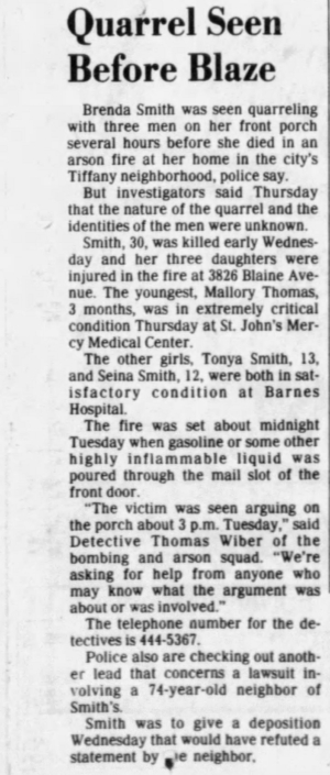 Brenda Smith and Mallory Thomas - Project: Cold Case