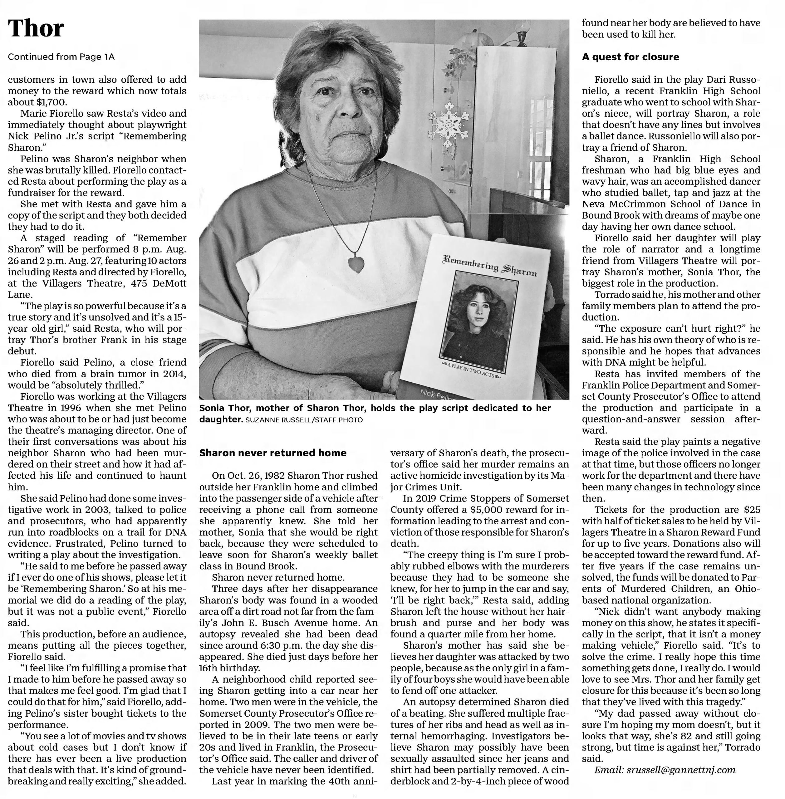 Sharon Thor - Project: Cold Case