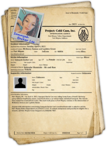 Samayah Barker Lee - Project: Cold Case