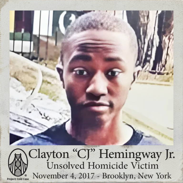 Clayton Hemingway Jr. - Project: Cold Case